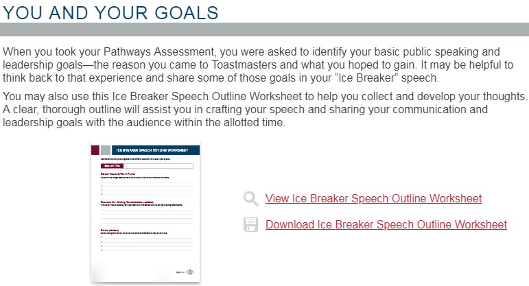 Pathwaysの使い方(3)：Ice Breakerの準備とEvaluation ~ みなとみらいトーストマスターズクラブ(英語プレゼン ...