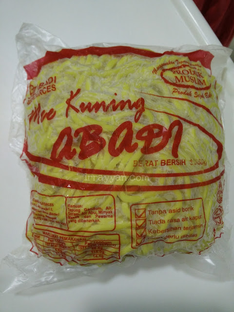 Mee Kuning ABADI Produk Muslim kegemaran kami | irrayyan.com