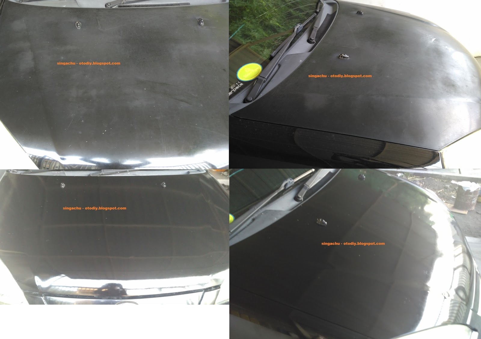 DIY : cat kap mesin aerio dengan Samurai Paint