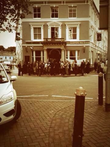 Football Hooligan Pictures: Bristol Rovers at Newport County 17 August 2013