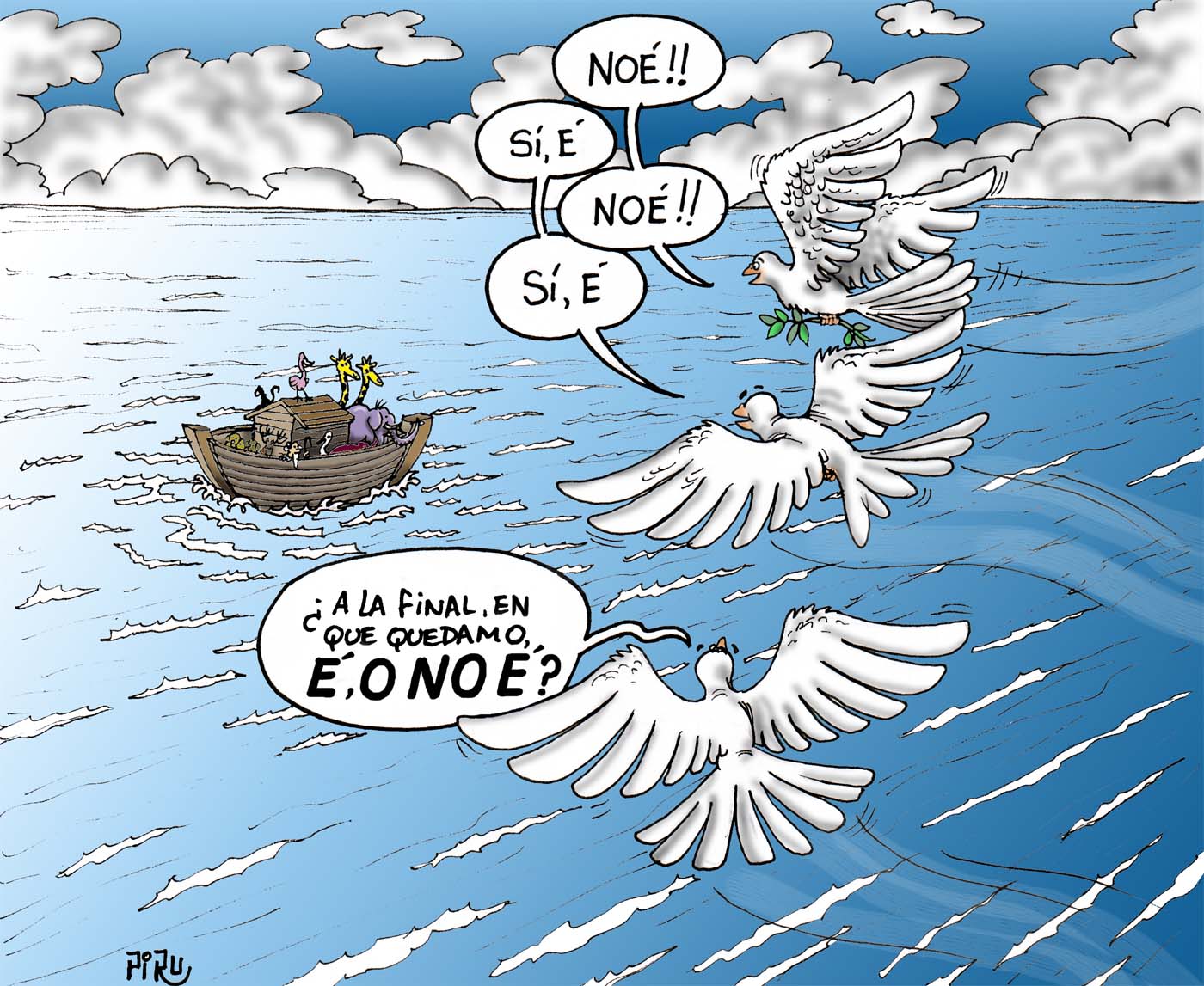 Humor Gráfico: PALOMAS