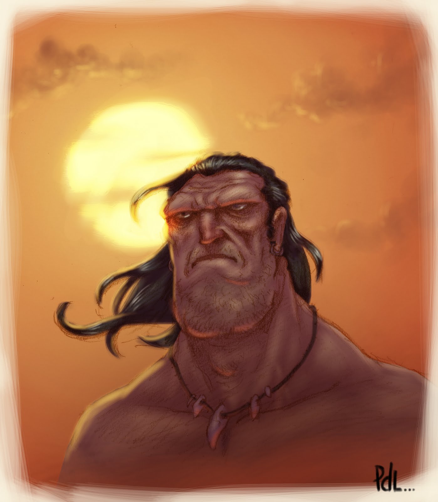 Pablo Lastra - Ilustraciones: Conan the barbarian / color sketch