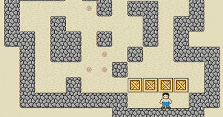 Sokoban: Sokoban lessons - Four boxes (with rooms)