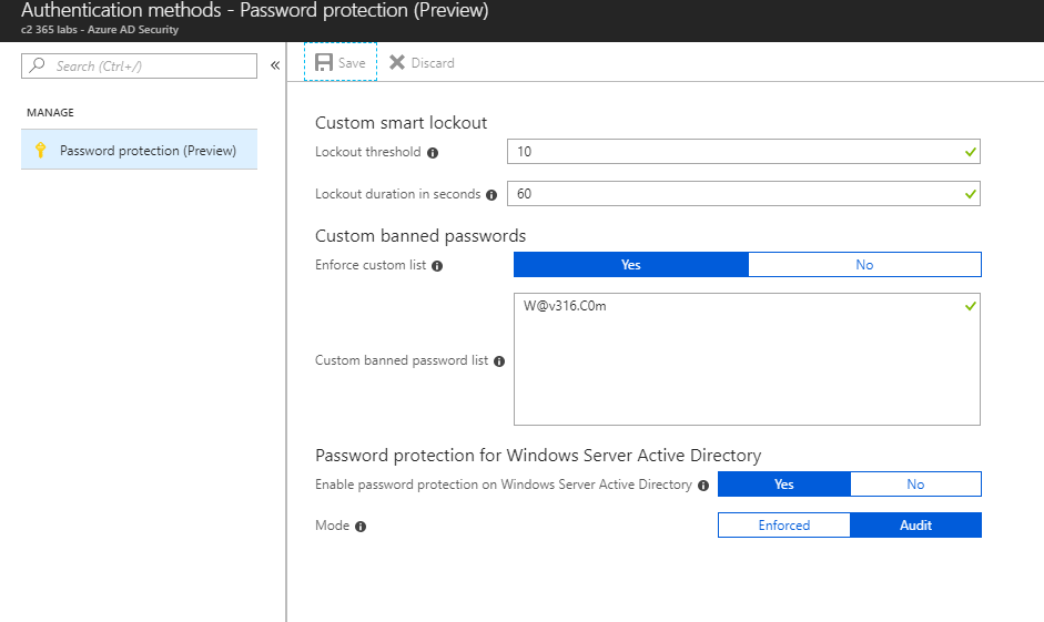 Wave16.com: Configuring Azure Password Protection with Active Directory