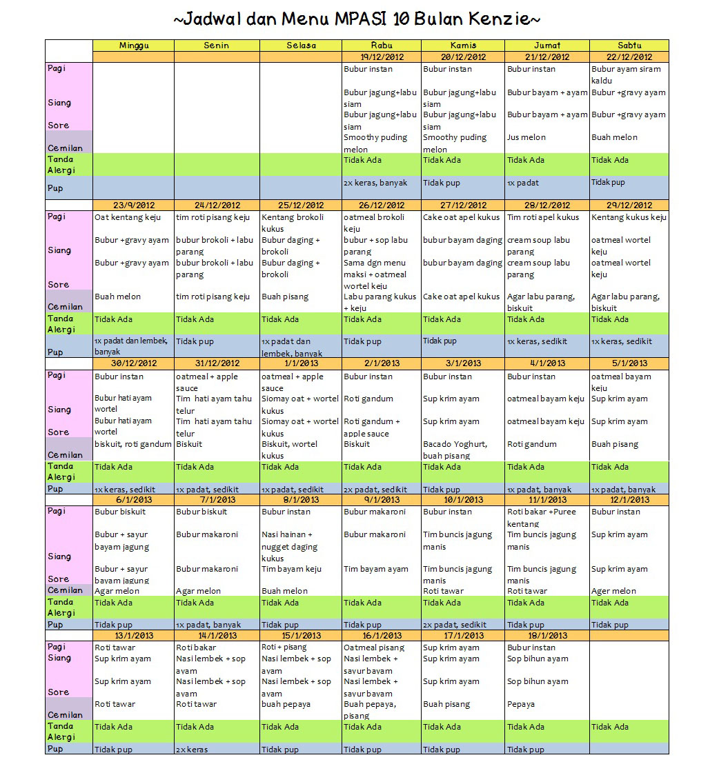 Review MPASI 10 Bulan Kenzie | Cerita Mami Kenzie Keana