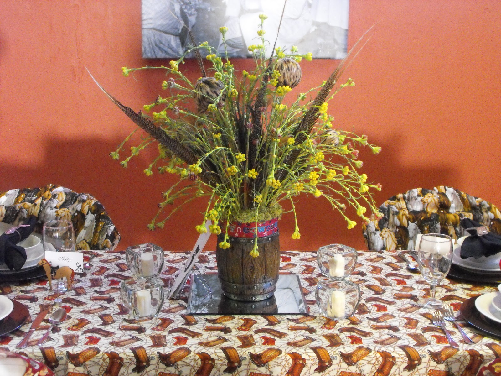 Western Theme Tablescape