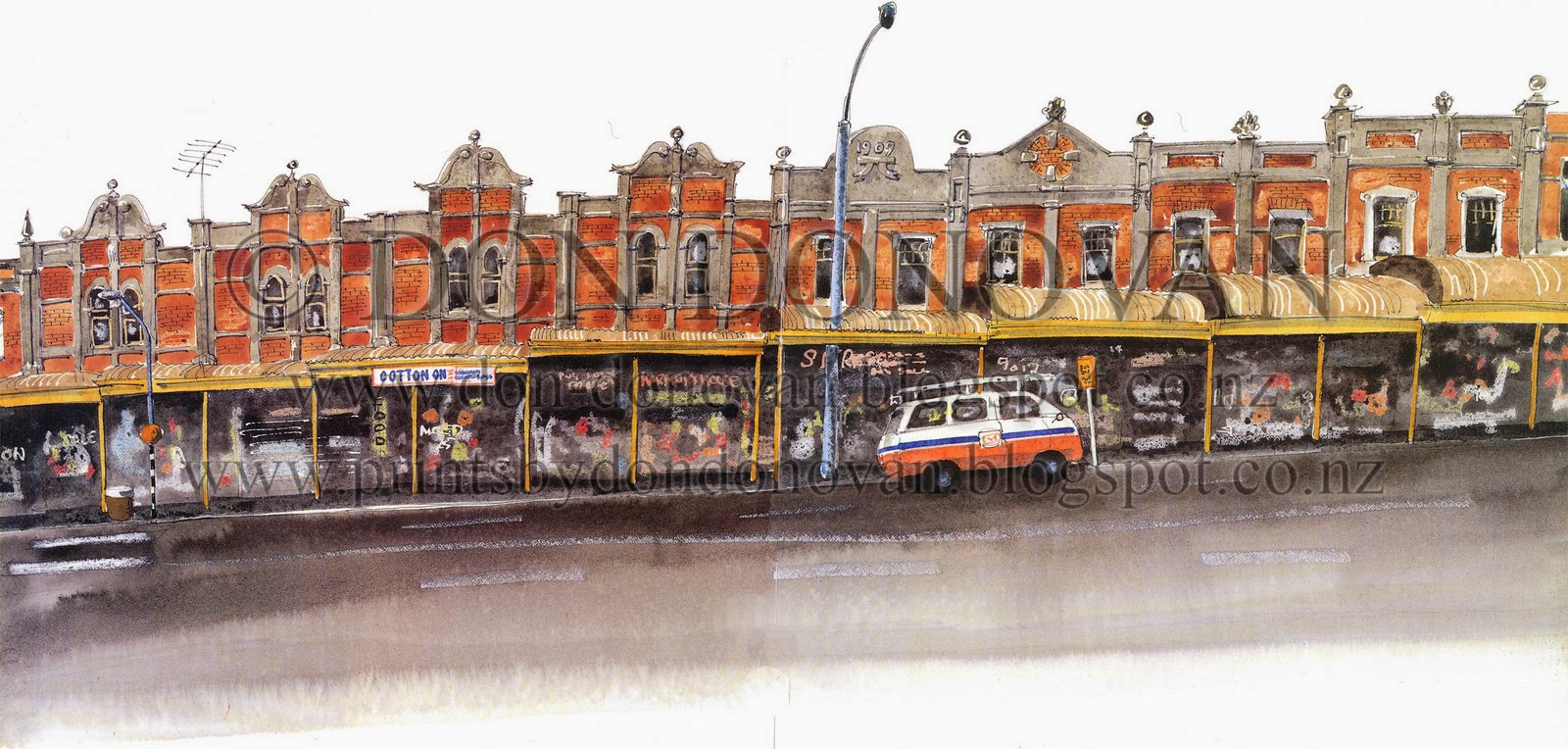 Don Donovan's World: New Zealand Odyssey: Edwardian Shops in Queen ...