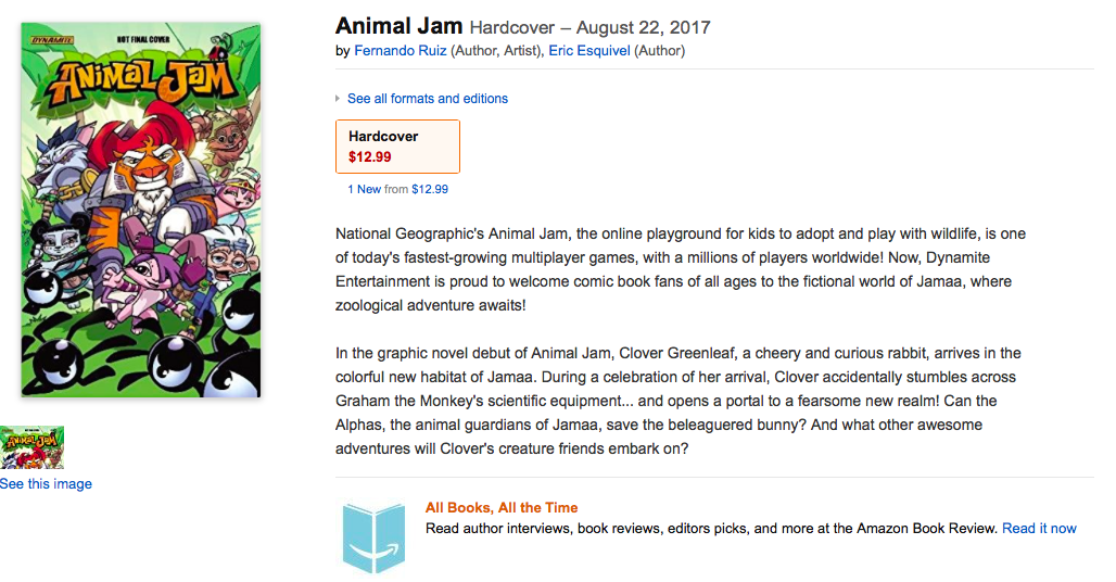 Animal Jam Community Blog: New Animal Jam Comic Books, And Toy ...