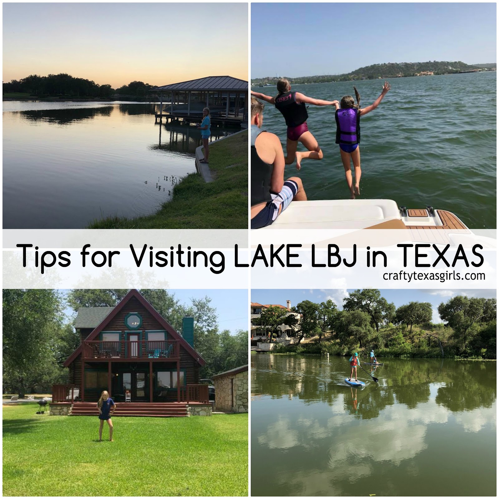 Crafty Texas Girls: Summer Vacation on Lake LBJ in Texas
