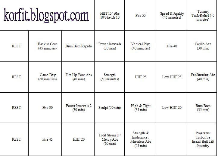 KorFit: Beachbody Program Hybrids