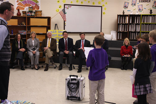 LA: 3RD GRADERS MOVE STATE AND LOCAL DIGNITARIES TO ACTION