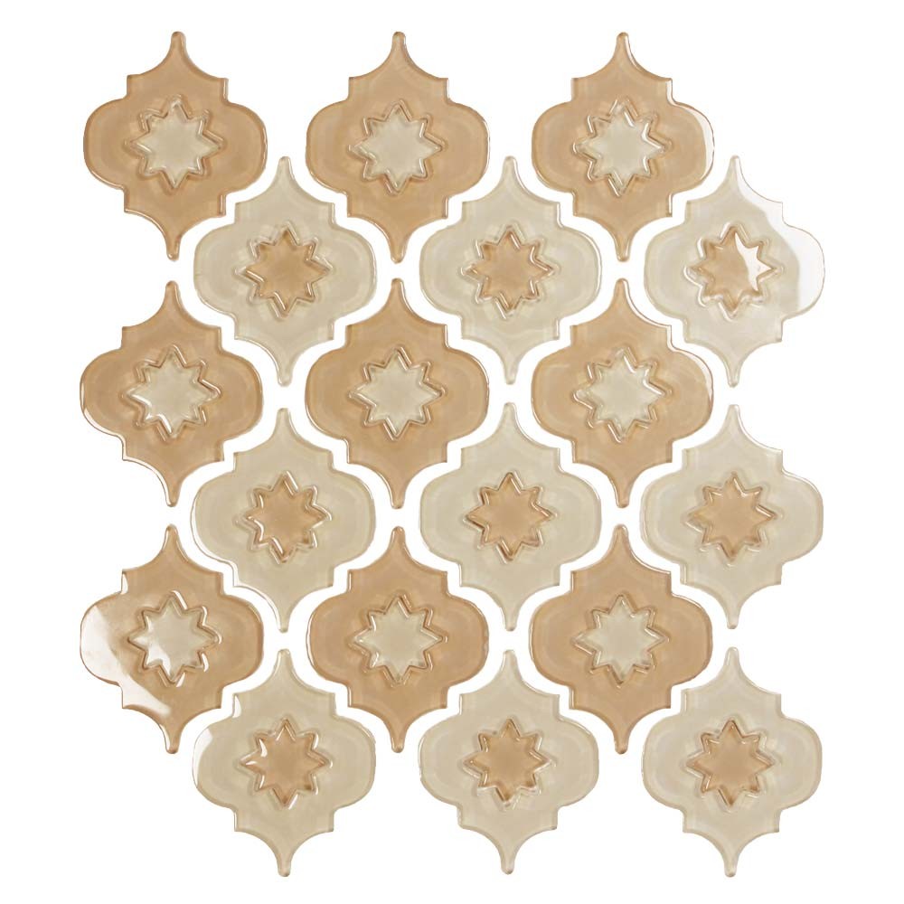 Rediscover the beauty of glass tiles: New Arabesque Glass Tile Mosaic