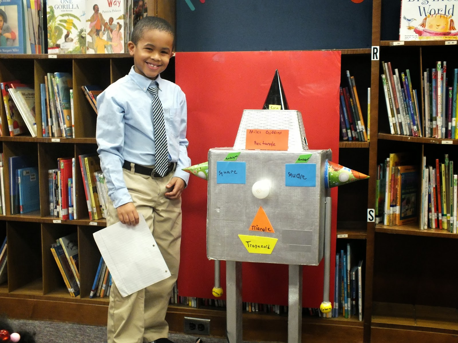 Geezy's 2nd Grade: 3-Dimensional Robot Projects!