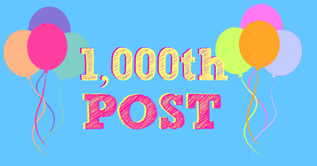 1,000 POSTS ~ The Striped Flamingo