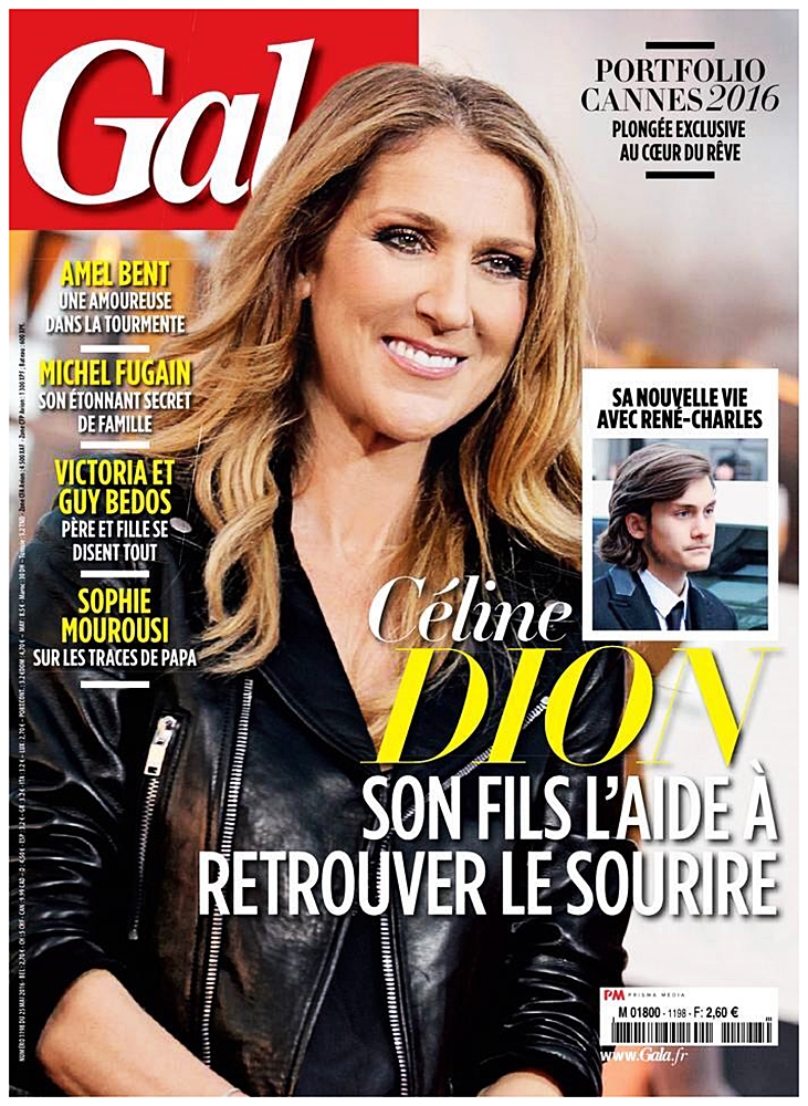The Power Of Love - Celine Dion: Celine Dion GALA Magazine France 2016