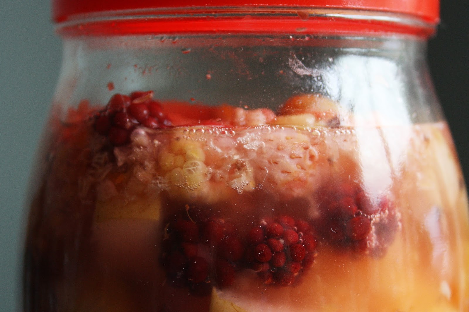 wanton flavours: SUMMER FRUIT KVASS - SIMPLE FERMENTED FRUIT DRINK