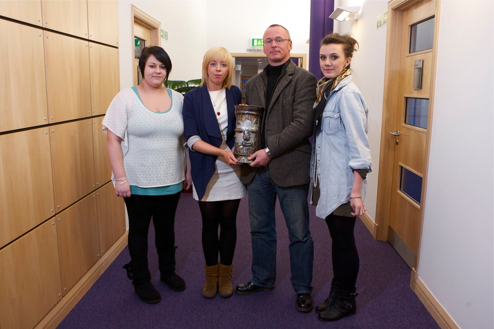 Cumbernauld College: Renowned sculptor Andy Scott inspires future artists