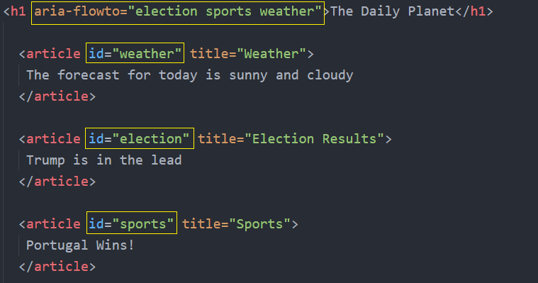 Introduction to ARIA for HTML