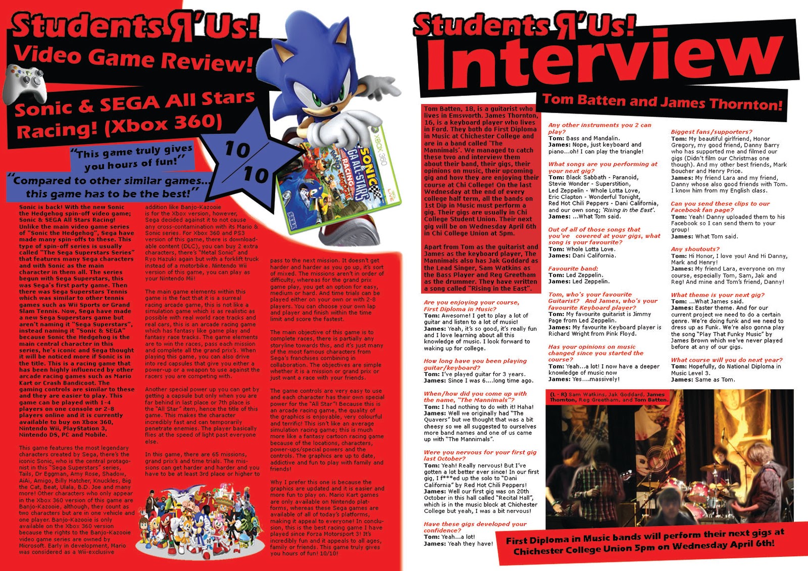 DannyBarryiMediaBlog: Magazine Assignment Project