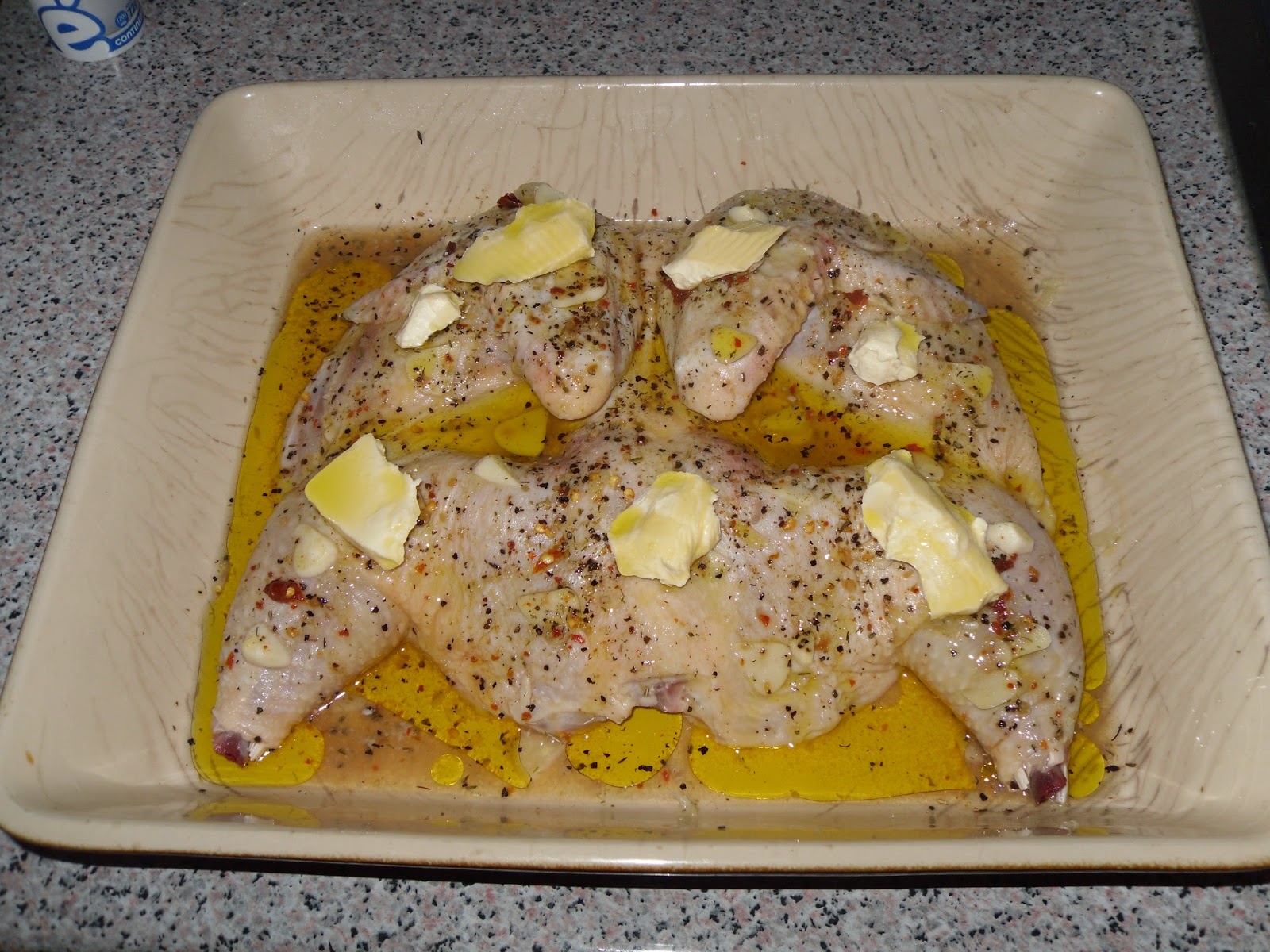Frango assado com piri-piri