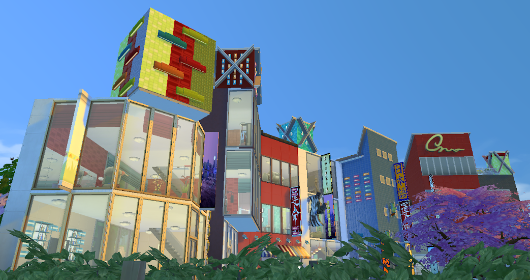 The Sims 4 : Mini Tokyo City.Japan ( CC version ) :: Sims Dels World