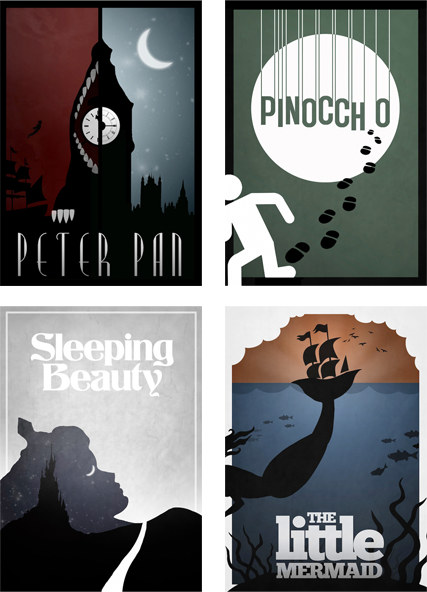For the loves that bring us to life: Minimalist posters of classic ...