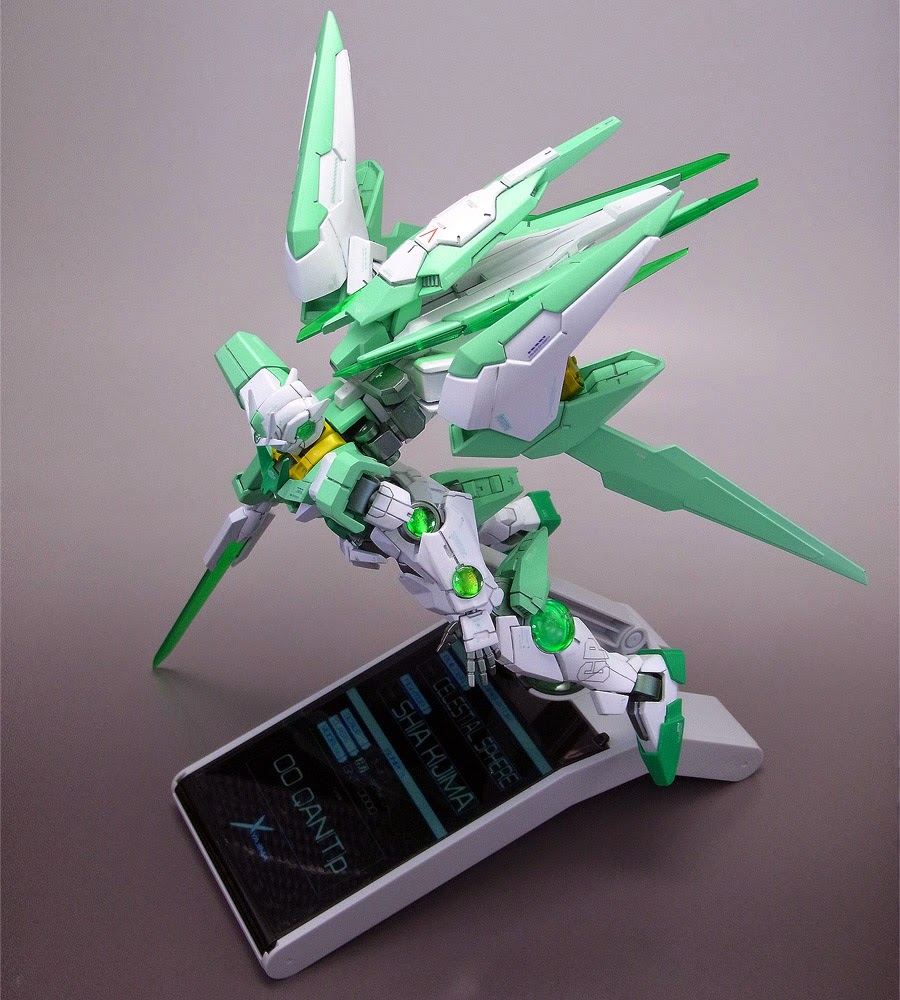 Custom Build: HG 1/144 00 Quanta + Dark Matter Booster - Gundam Kits ...