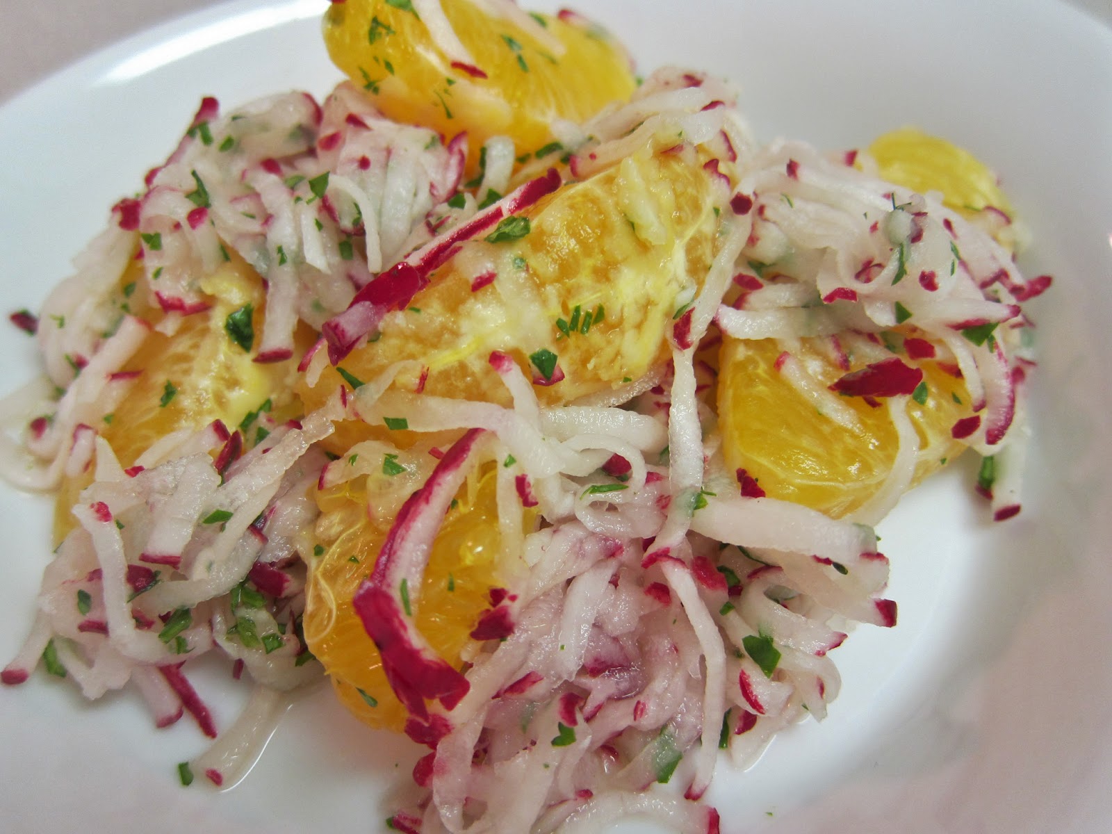 The Vegan Chronicle: Orange-and-Radish Salad