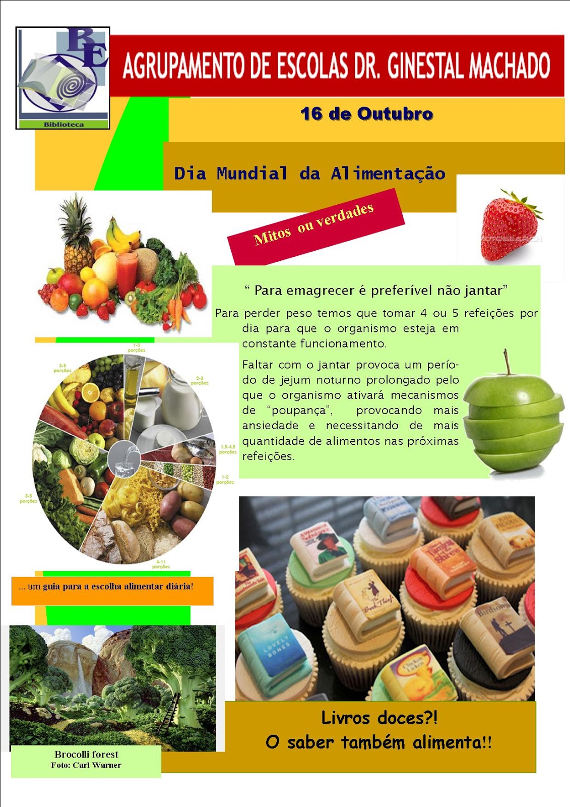 LIVROS e MAIS...: 16 de Outubro - Dia Mundial da Alimentação