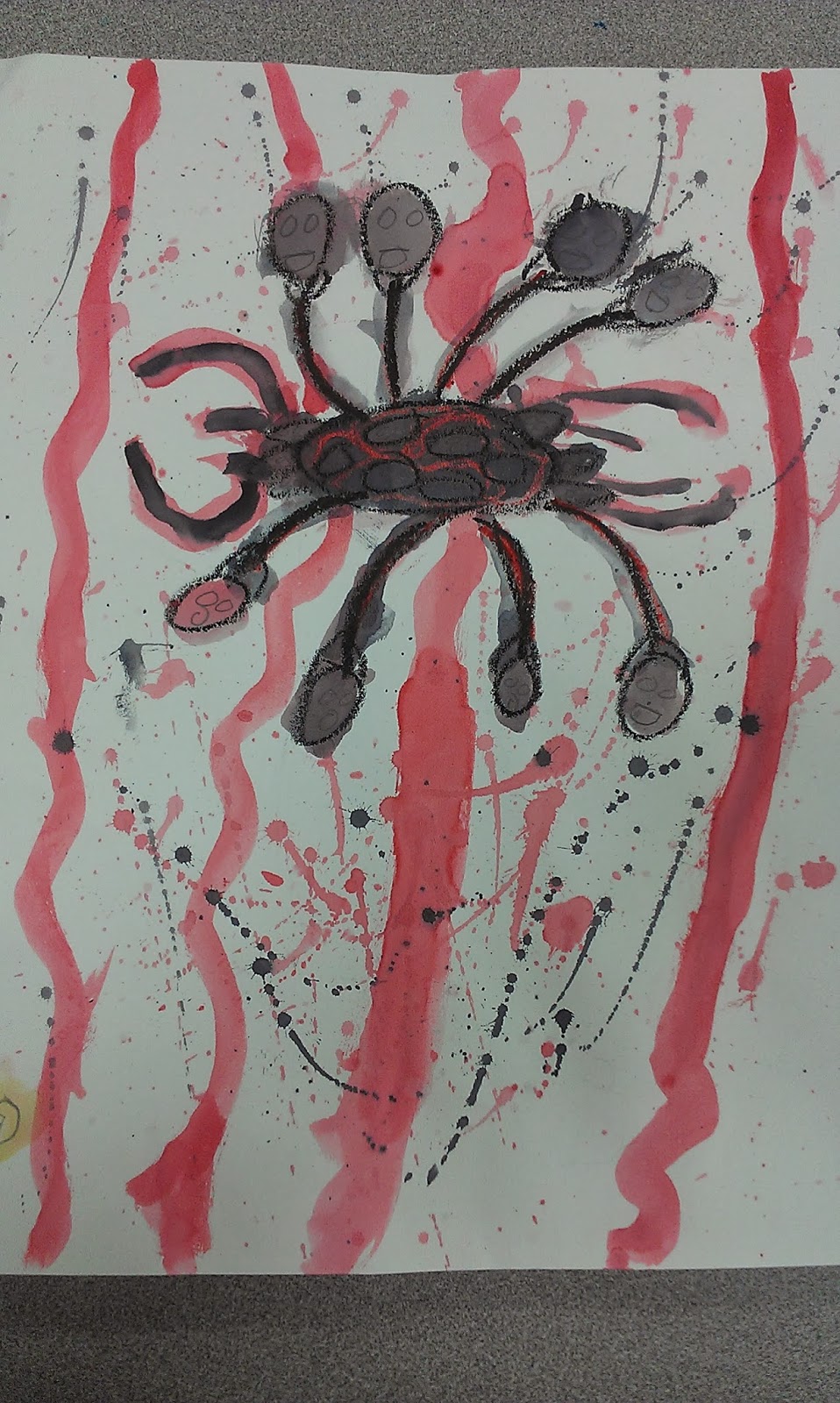 ARTsome! Elementary Art: 4th Grade- Organic Shape Monsters!