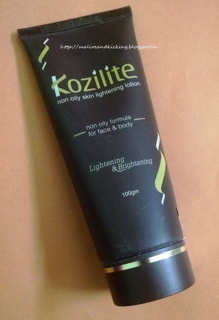 Alive n Kicking: Ethicare Remedies Kozilite Skin Lightening Lotion Review