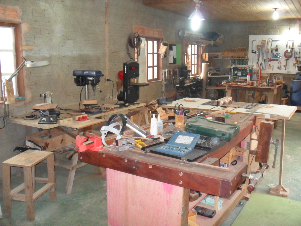 TRABALHOS DE GARAGEM: Novo Layout da marcenaria!