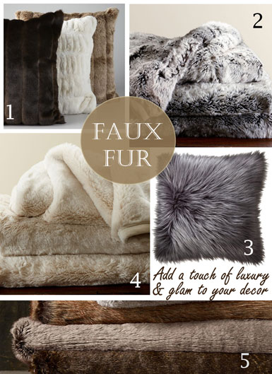 belle maison: Trend Spotting: Faux Fur