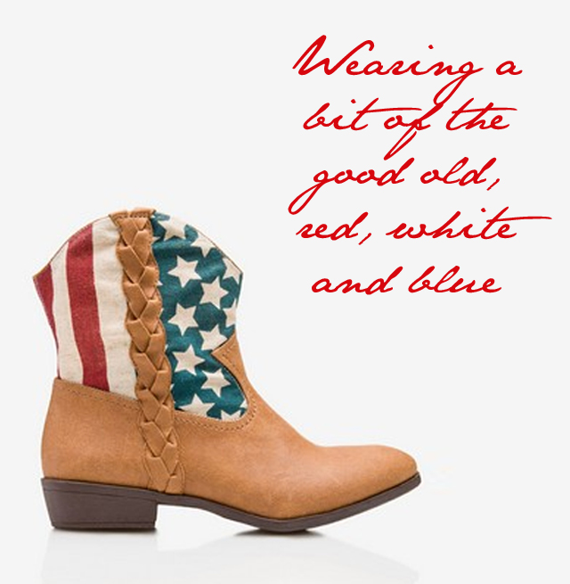 Bargain du Jour: American Flag Boots... I am instantly in love! - Emily ...