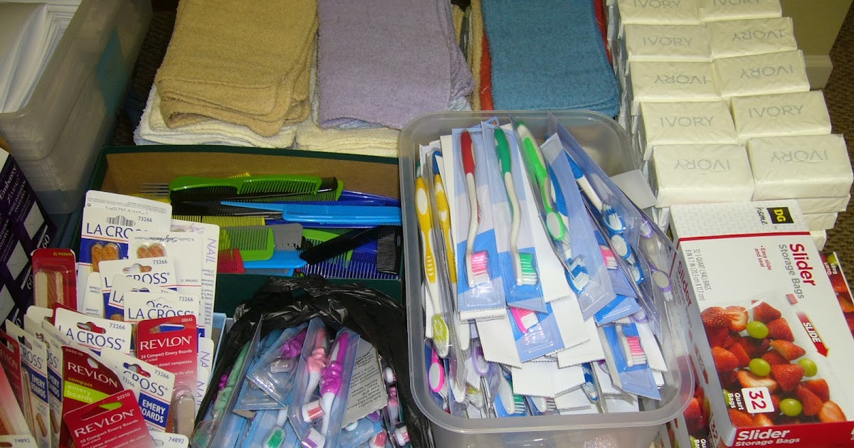 Simply Shoeboxes: Step 3: Bagging Hygiene Supplies ~ Organizing a Spur ...