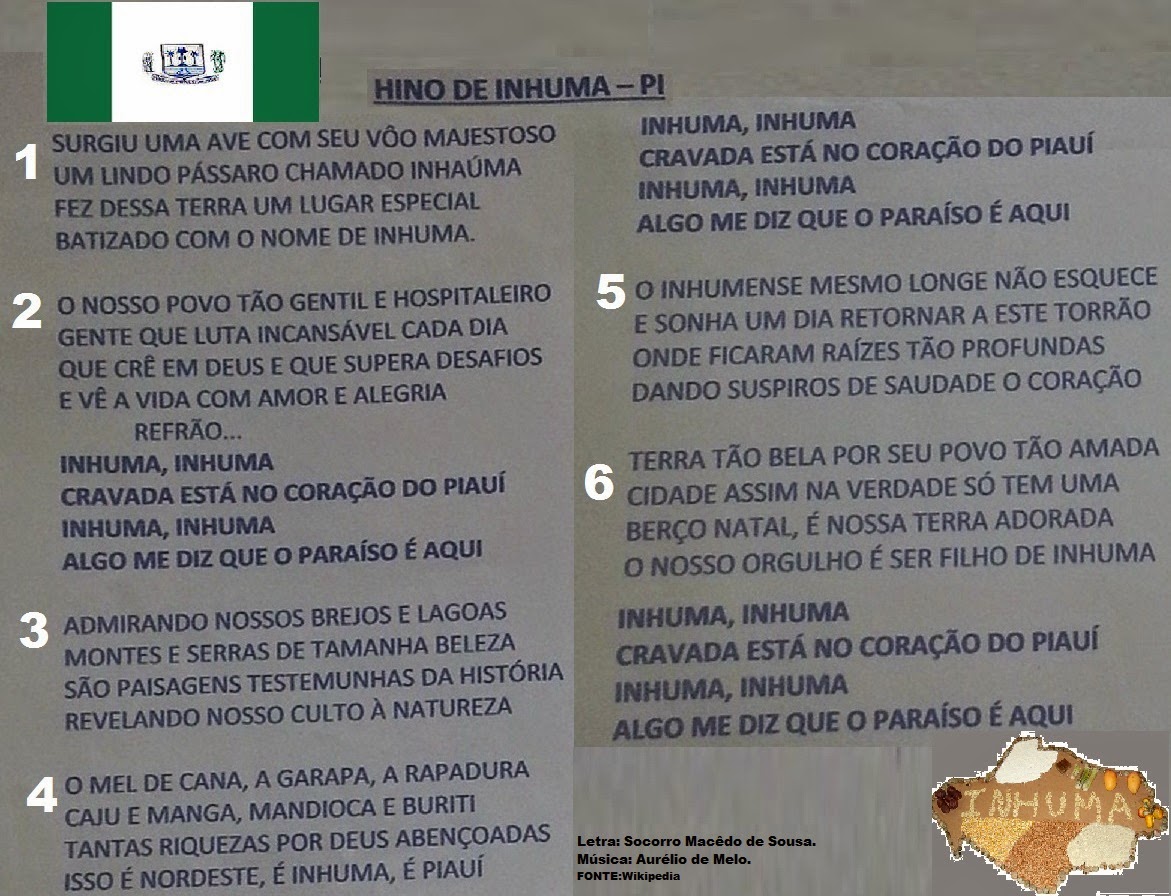 Inhuma News: História, Hino, Símbolos, Avenidas, Pontos Turísticos ...
