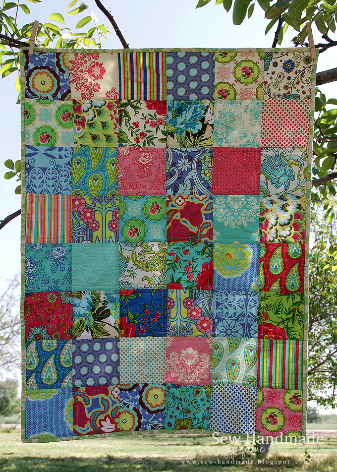 Sew Handmade: Baby Girl Patchwork Quilt