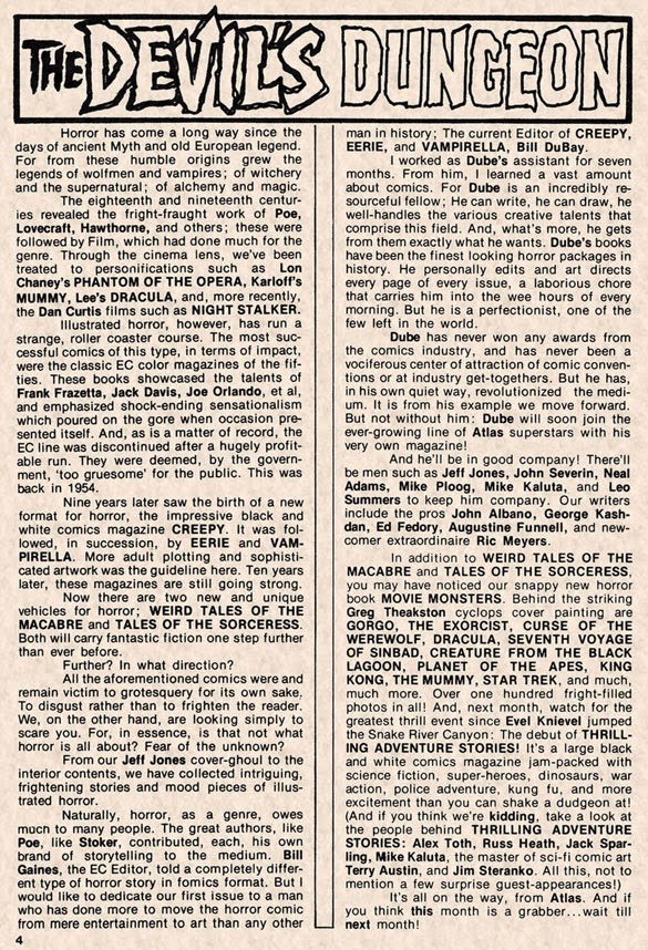 BEACH BUM COMICS : ATLAS COMICS EXOTIC TALES OF -- DEVILINA