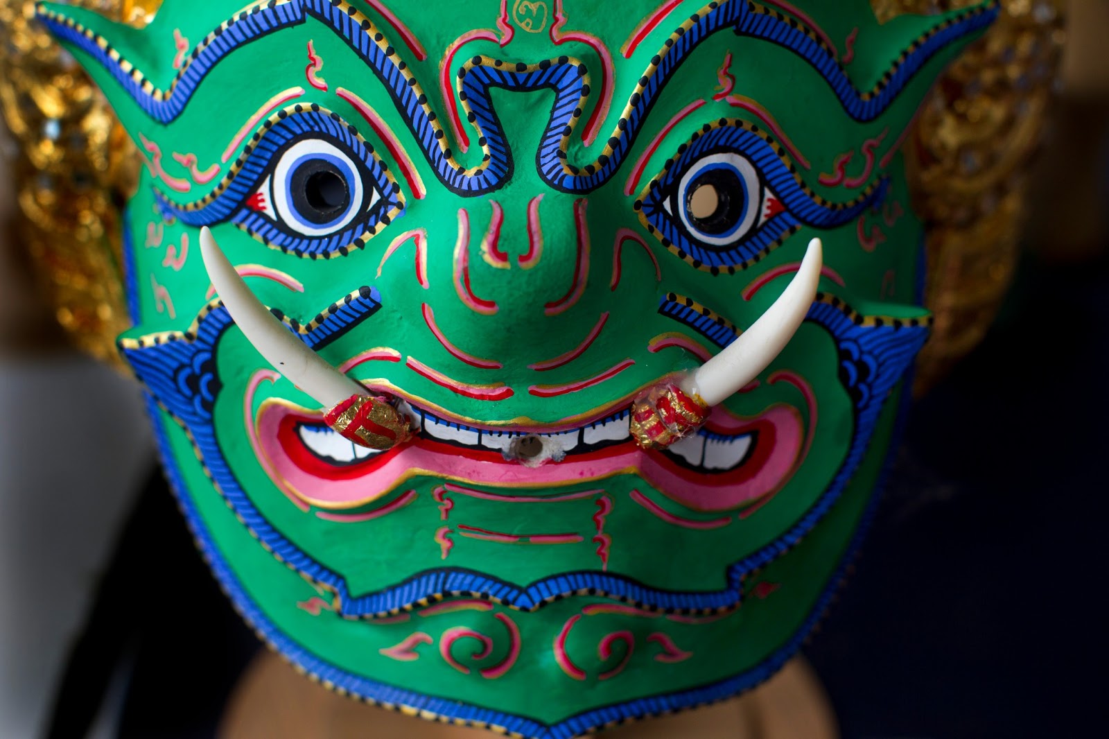 @The Dream to Thailand...: Thai Khon Mask, how it's made? หัวโขนเขาทำ ...