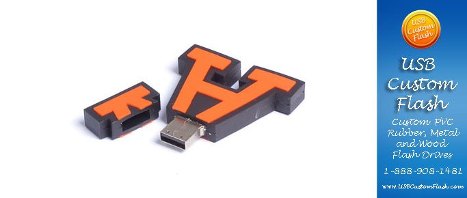 USB Custom Flash PVC Flash Drive Design Workshop: Letter A Custom Flash ...