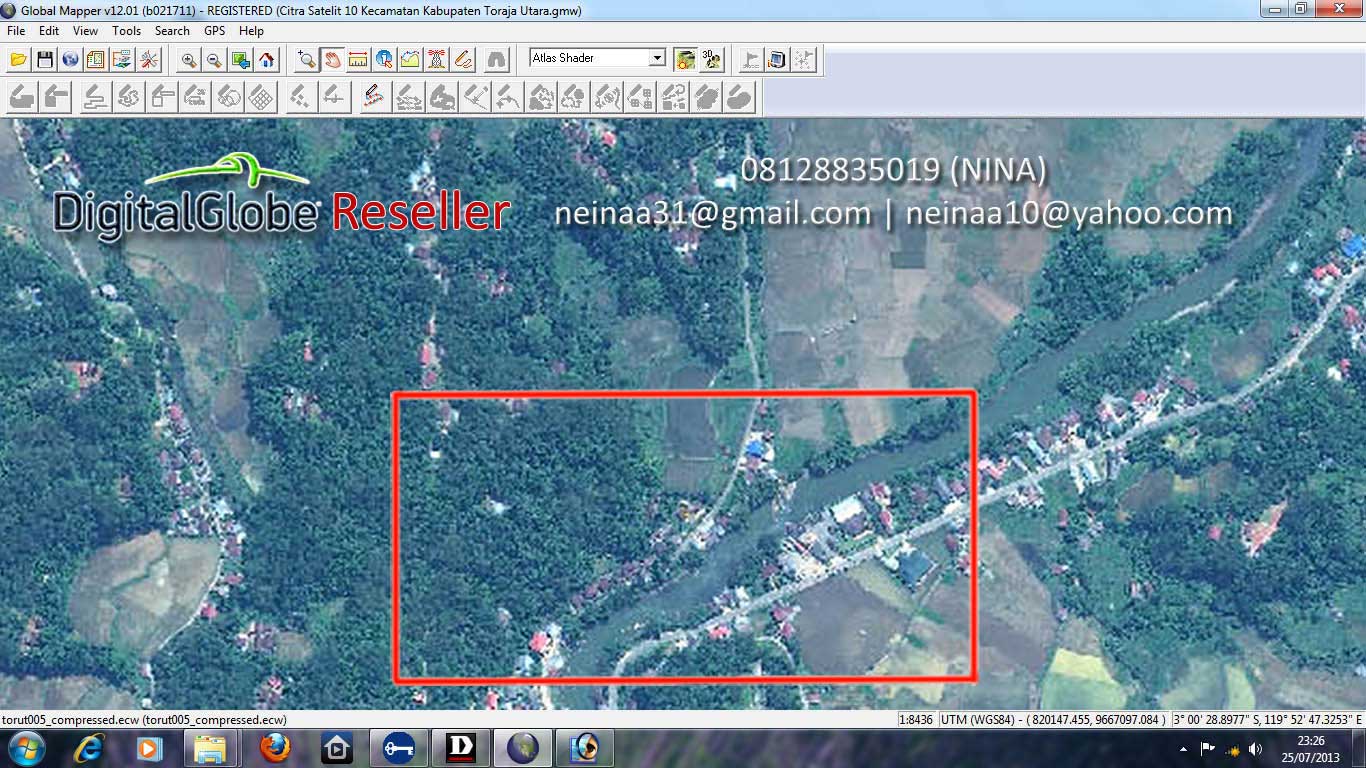 Reseller Quickbird & WorldView-2: Contoh Data Citra Satelit Quickbird