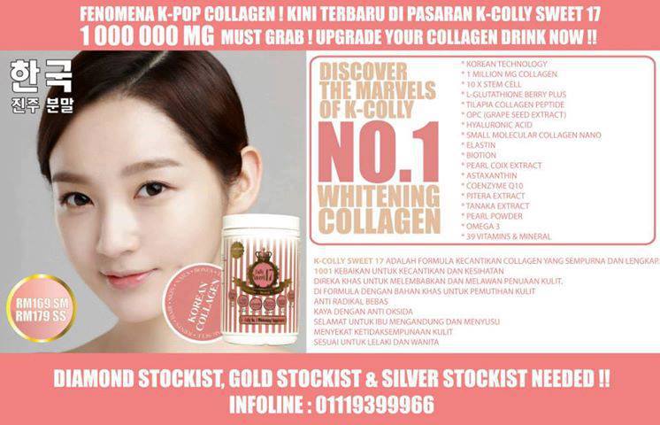 MURAH2 ORIGINAL BEAUTYCARE: K-Colly Sweet 17 (Korean collagen) 1.5 ...