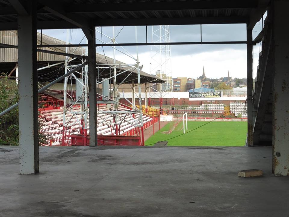 The Rainham End.: Millmoor - Rotherham United