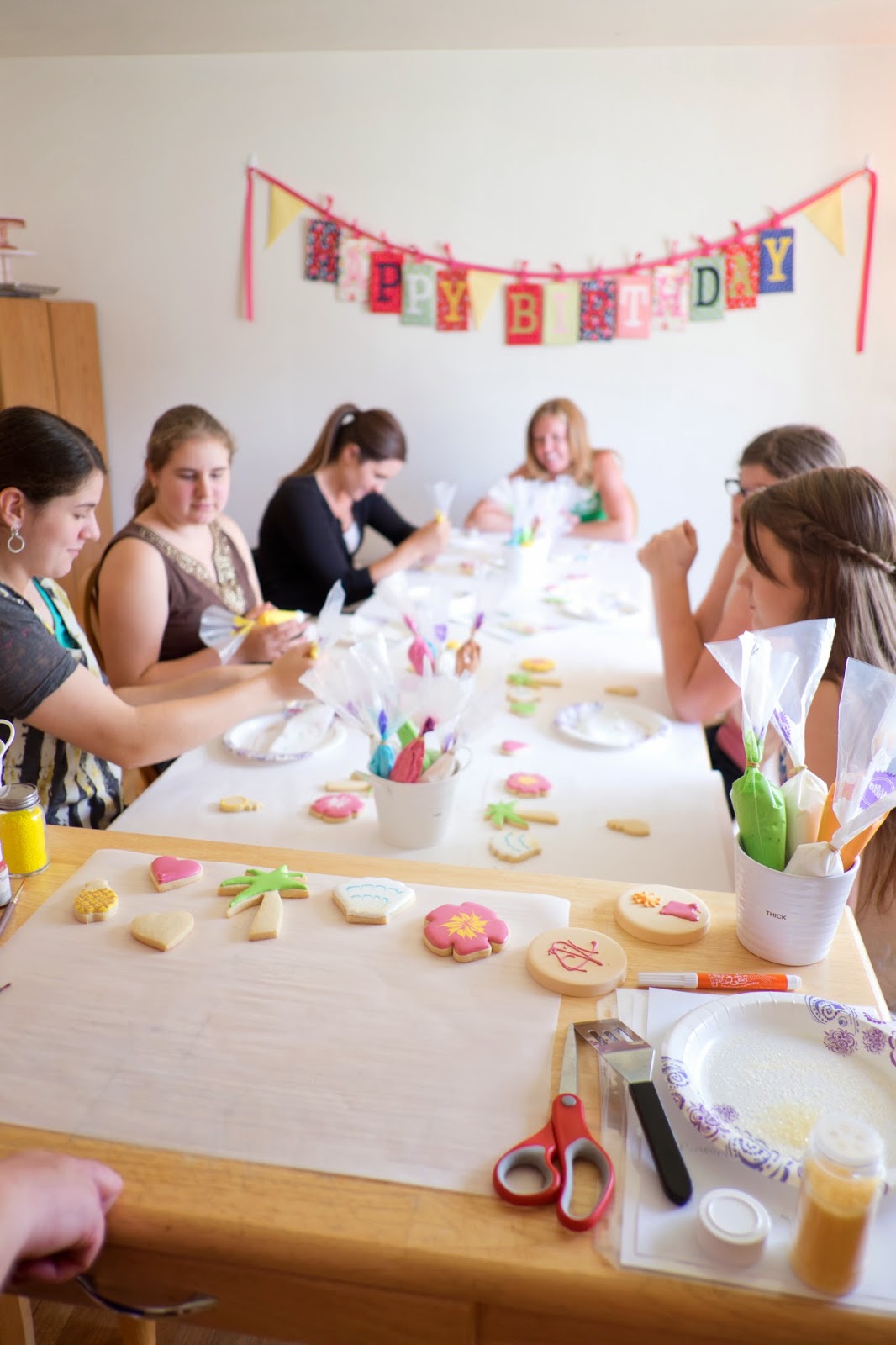 Domestic Fashionista Glorious Treats Cookie Decorating Birthday Party