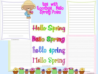 Classroom Companion: Spring Poem - Guaranteed to Be Cute! and FREEBIE