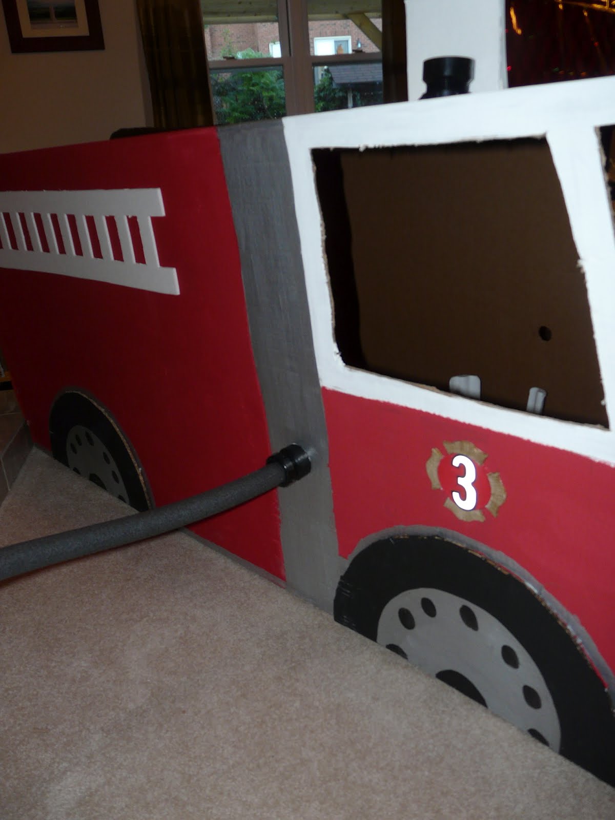 A Day in the Life: Cardboard Fire Truck