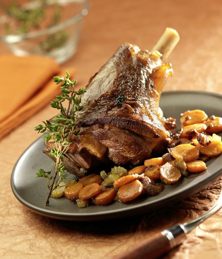 Lamb mouse with dried apricots ~ Salads Before meals