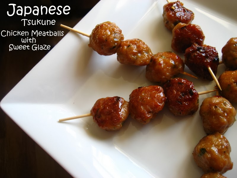 Home Cooking In Montana: Japanese Tsukune... Glazed Chicken Meatballs.