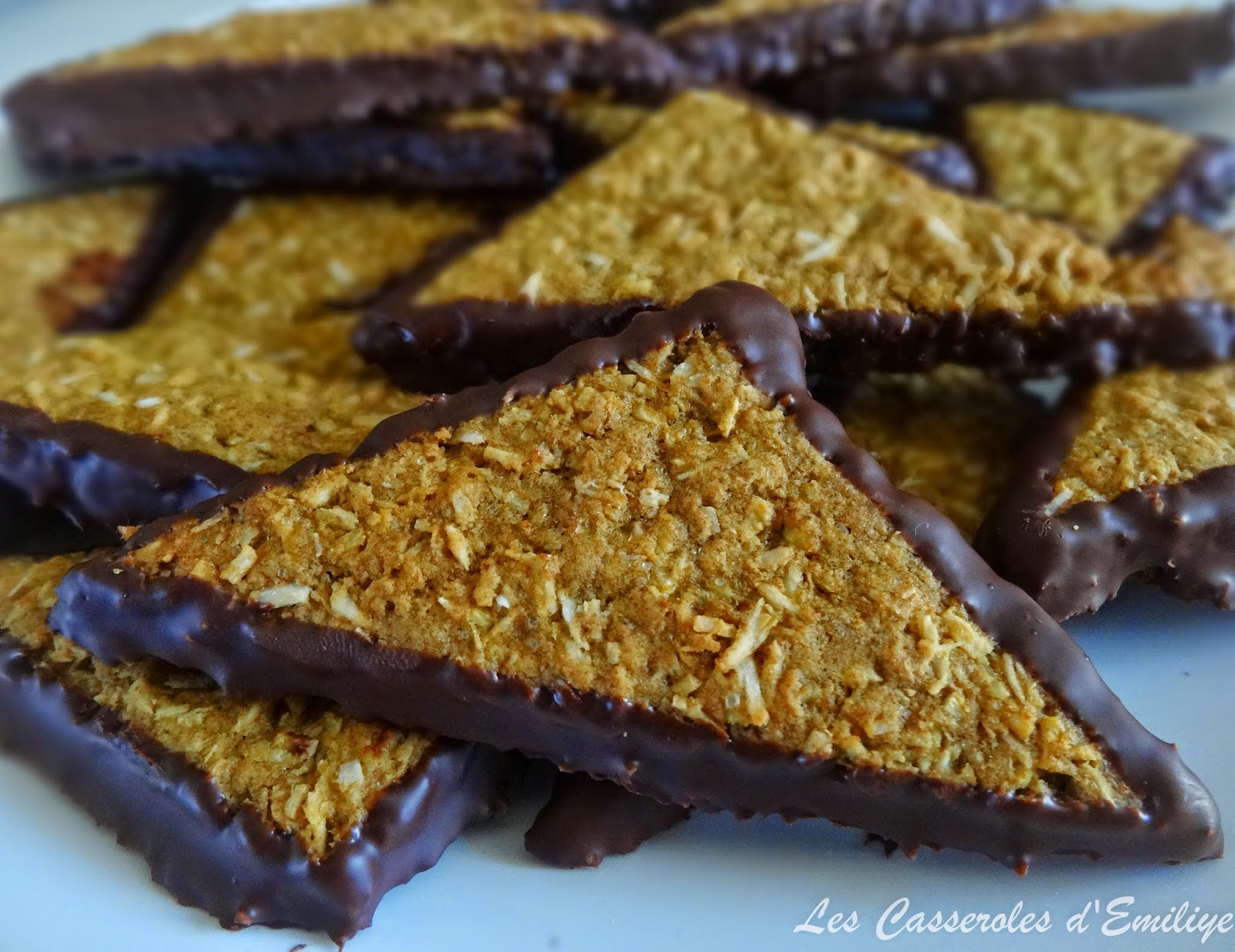 Les Casseroles d'Emiliye: Biscuits triangle à la noix de coco sans beurre