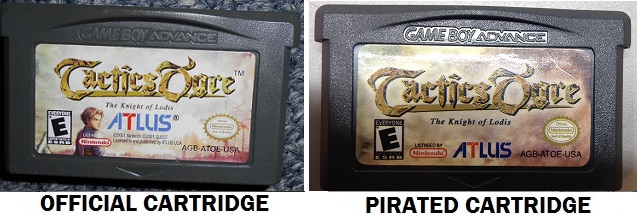 How to Spot a Fake (Pirated) Gameboy Advance Cartridge